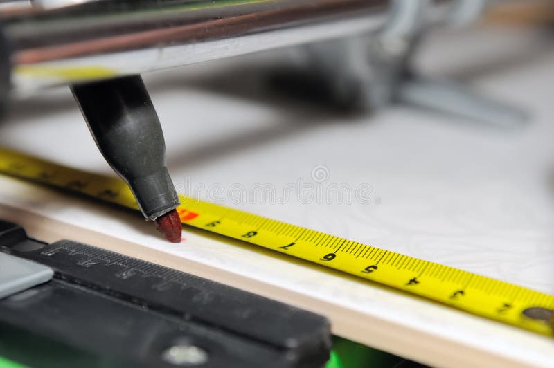 Tile cutter stock photo. Image of floor, contractor, flooring - 49693484