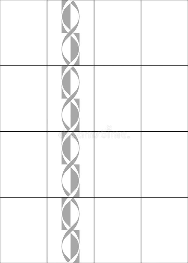 Tile with Decor, Seamless Texture Map for 3d Graphics Stock ...