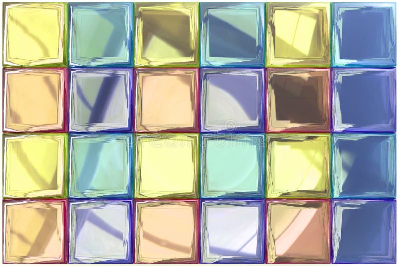 Tile Design Colorful Element, Photo Realistic Rendering 16 Bit Color ...