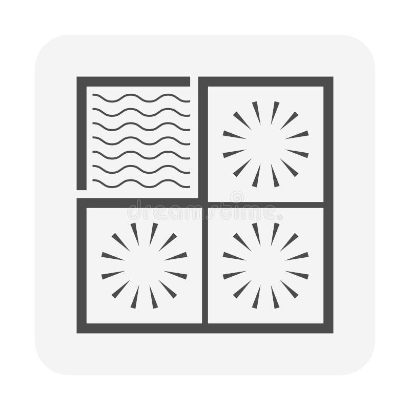 Tile Floor Construction Vector Icon in Top View Stock Vector ...