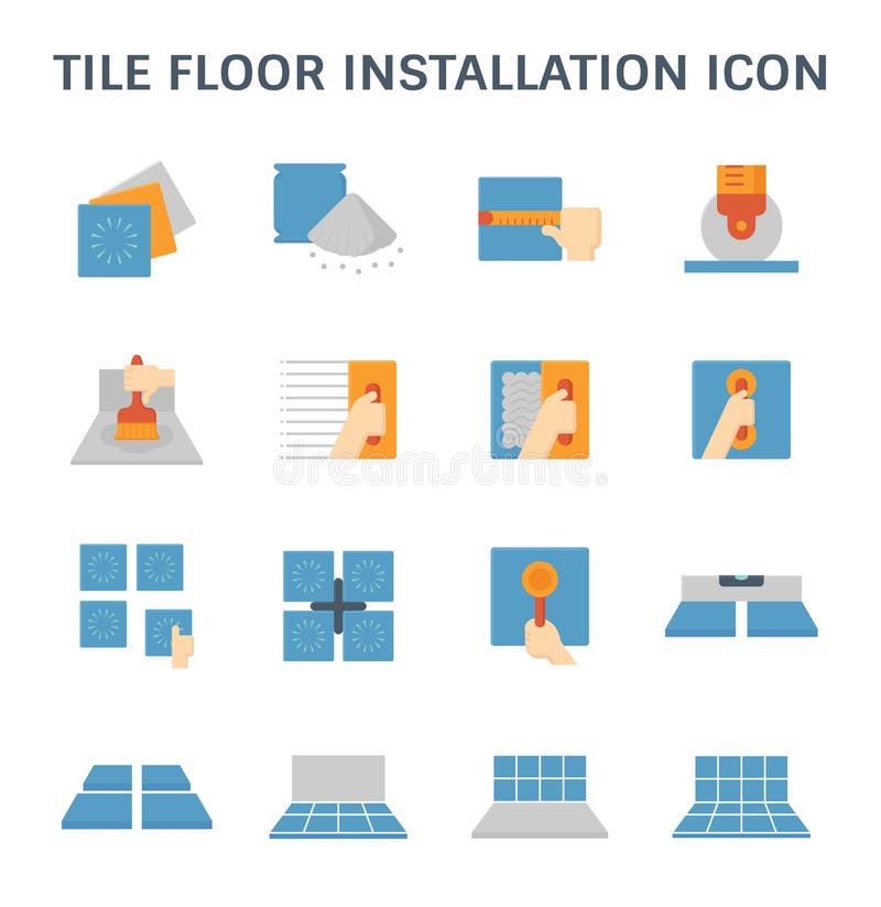 Tile floor icon stock vector. Illustration of floor - 102836360