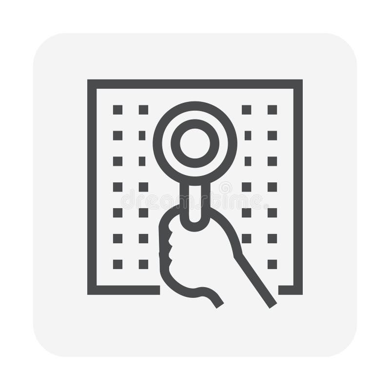 Tile Floor Installation and Tool Vector Icon, Editable Stroke Stock ...