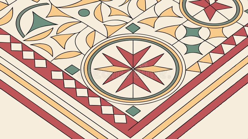 Tile Floor Pattern: Interior, Design, Texture, Geometric Vector Design ...