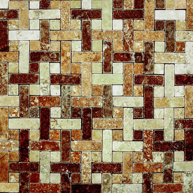Tile Floor Texture Stone Background Brick Kitchen Marble Mosaic Stock ...