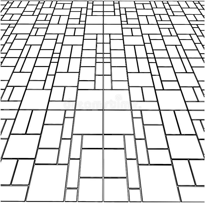 Tile Floor Vector 09 stock vector. Illustration of grout - 16772118