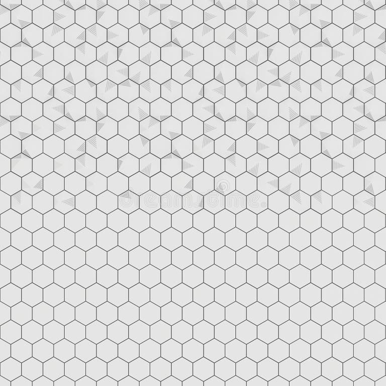 Tile Gray White of Cubes, Hexagon for Wall or Floor for Interior Design ...