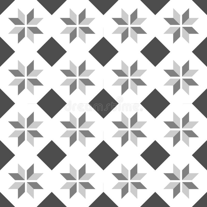 Tile Grey, Black and White Decorative Floor Tiles Vector Pattern Stock ...