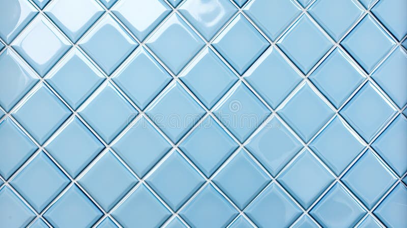 Tile Light Blue Geometric Pattern Stock Illustration - Illustration of ...