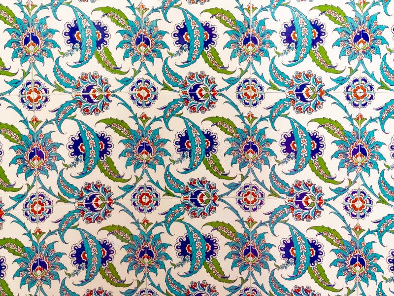 Tile Models with Special Colors and Drawings Stock Image - Image of ...