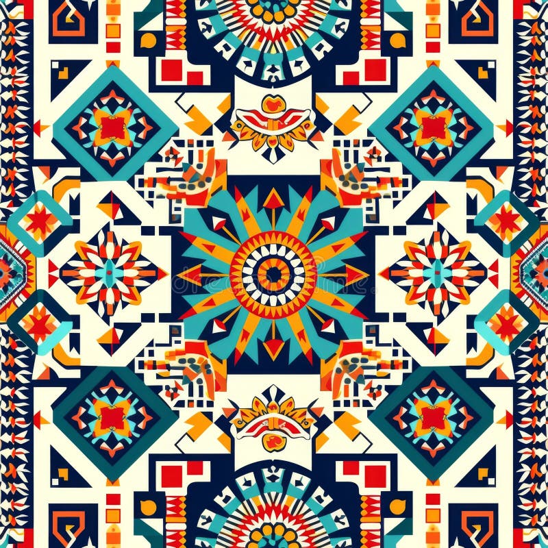 This Tile Motif Seamlessly Combines Traditional Latin American Elements ...