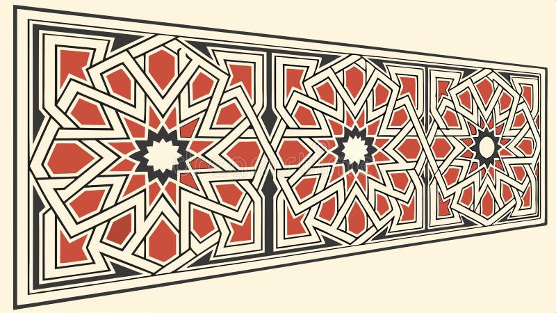 Tile Panel Design, Decorative Ceramic and Architectural Detail Vector ...