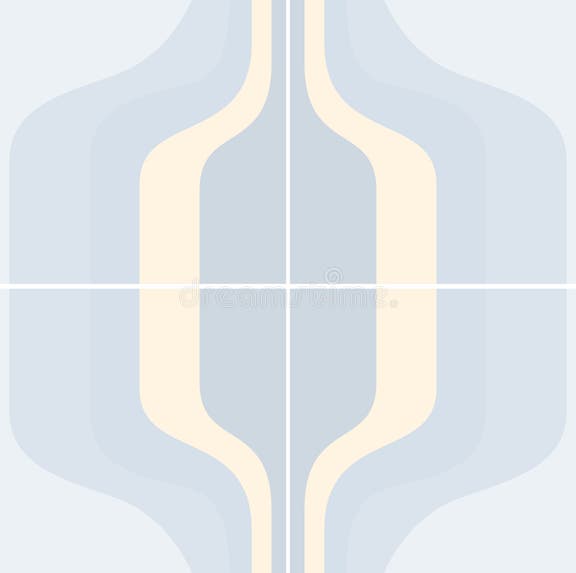 Tile Pattern Design. Curvy Backdrop. Vector. Stock Vector ...