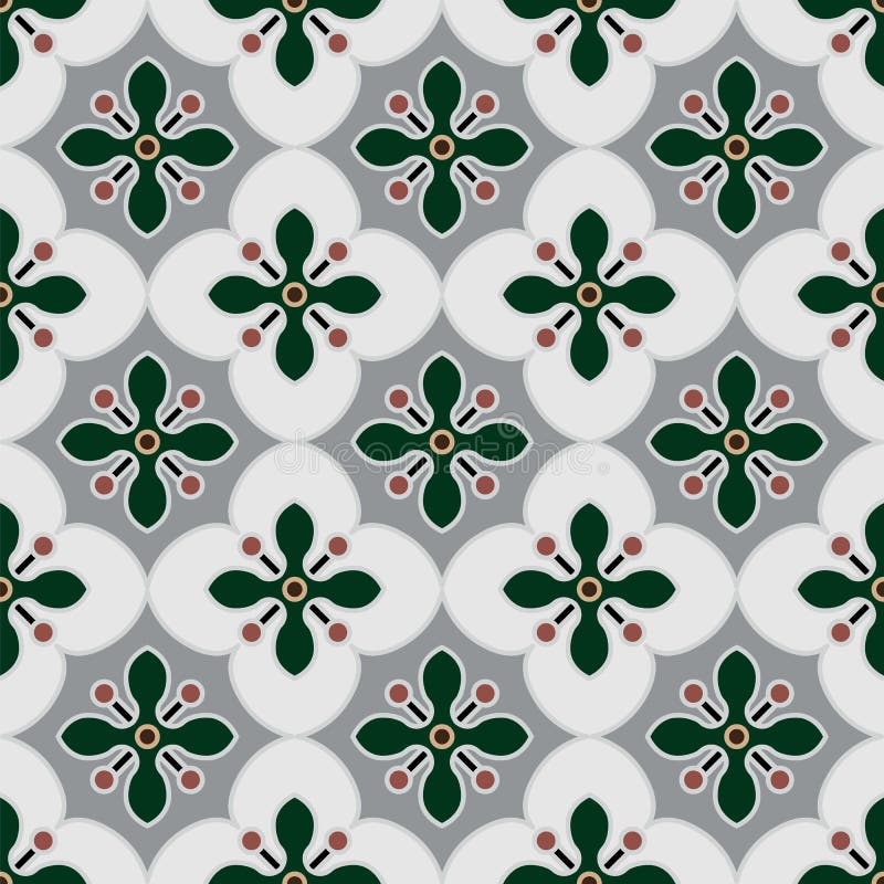 Tile pattern design vector stock vector. Illustration of modern - 240508320