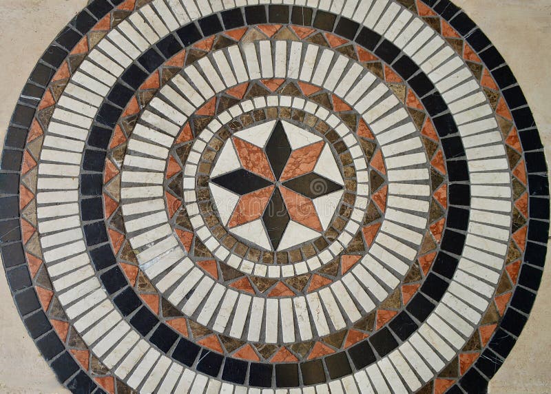 A Tile Pattern on the Floor of a Shopping Mall Stock Photo - Image of ...