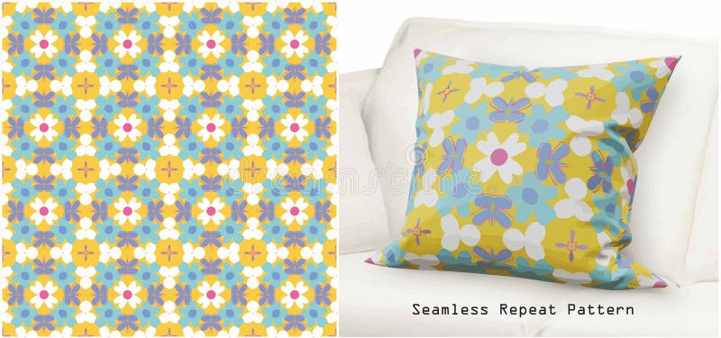 Fabric Pattern, Seamless Repeat Pattern Texture Surface for Cushion ...