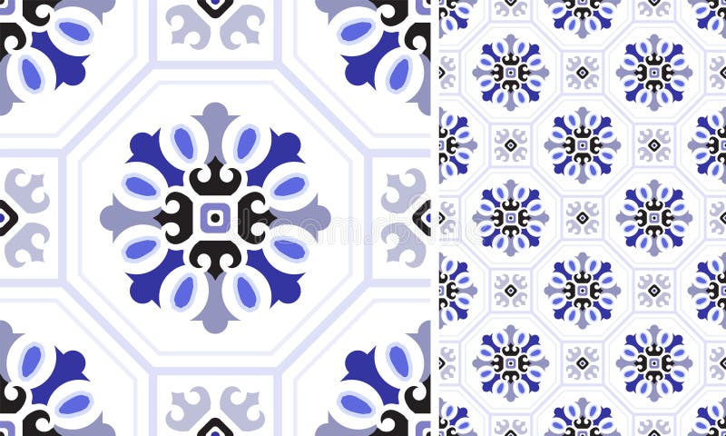 Tile Pattern Seamless, Ceramic Tile Stock Vector - Illustration of ...