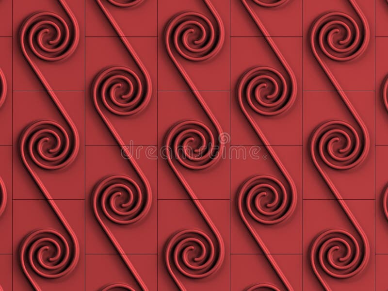 Tile Patterns Wallpaper Background. Circle-Spiral Tile Patterns Stock ...