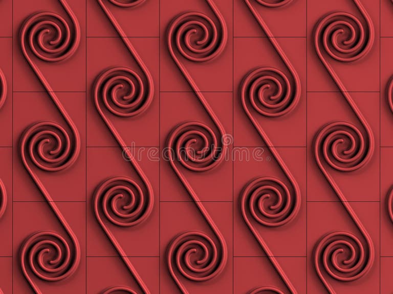 Tile Patterns Wallpaper Background. Circle-Spiral Tile Patterns Stock ...