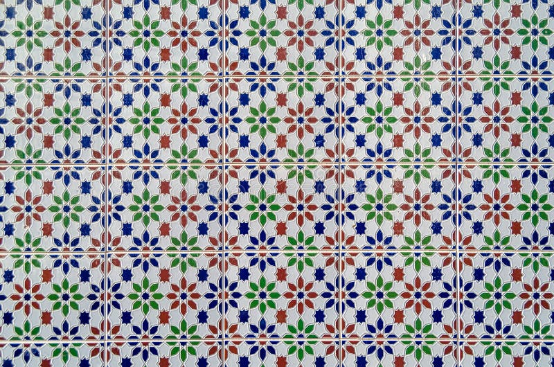 Tile with Repeating Geometric Pattern Stock Illustration - Illustration ...