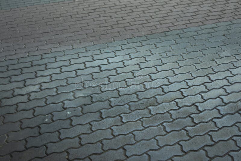 Tile on Road. Tile Coating of Area Stock Image - Image of metallic ...