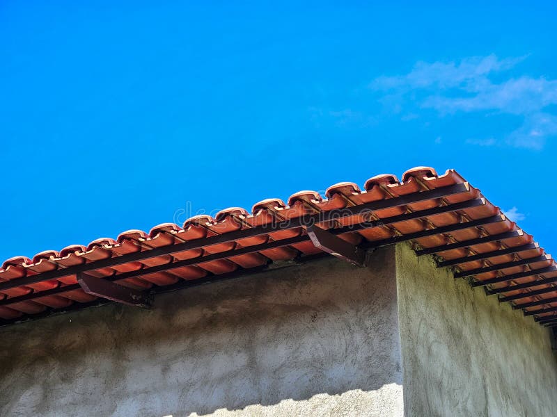 Tile Roof Texture. Construction and Architecture Concept Stock Photo ...