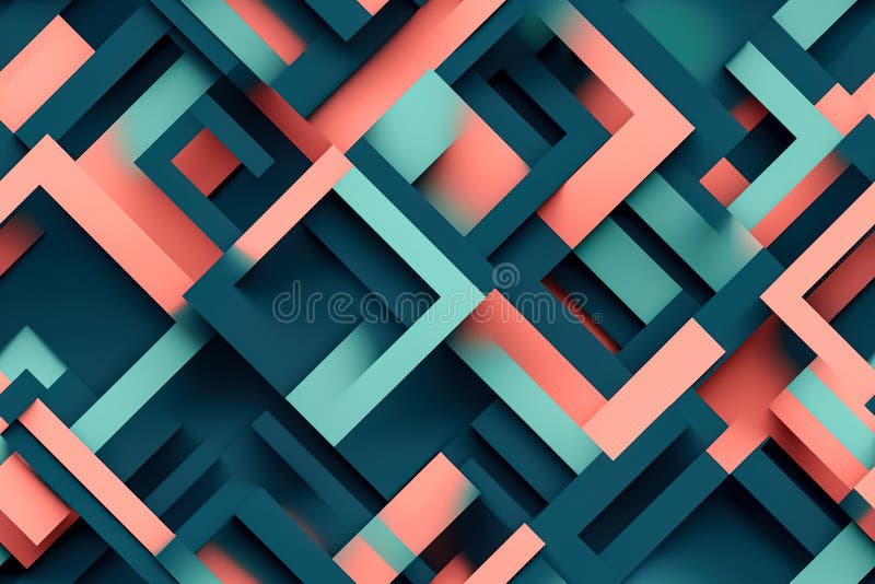 Tile. Seamless Background Pattern. Abstract Geometric Pattern in the ...