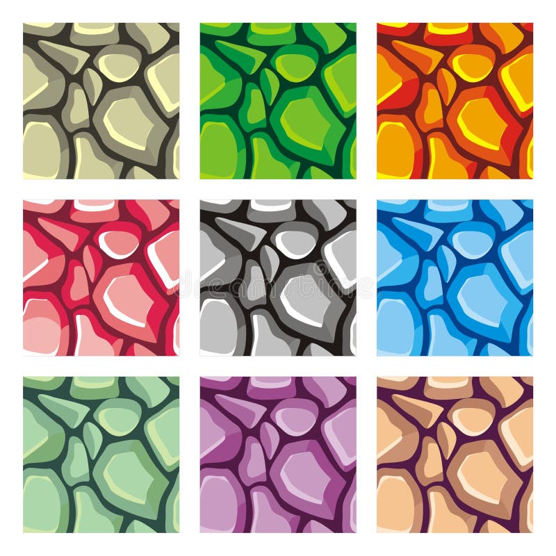 Tile Set Platform for Creating Game Stock Vector - Illustration of ...