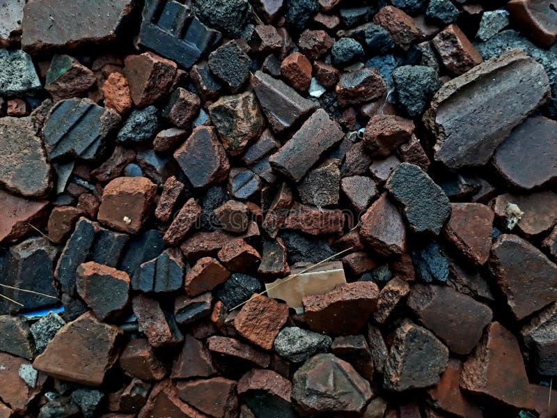 Tile Shards Mixed with Stone Stock Image - Image of asphalt, mixed ...