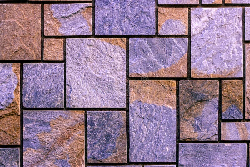 Tile Texture. Granite Rectangles Adorn a Wall Stock Image - Image of ...