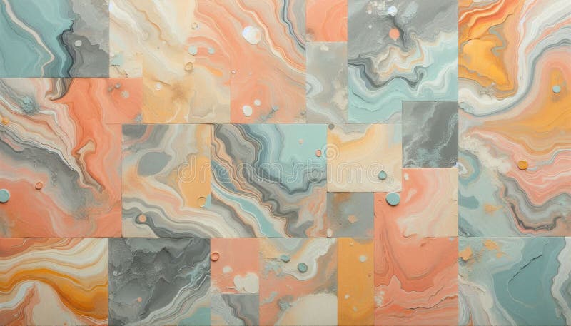 Tile Texture. Pastel Tile on the Wall Stock Illustration - Illustration ...