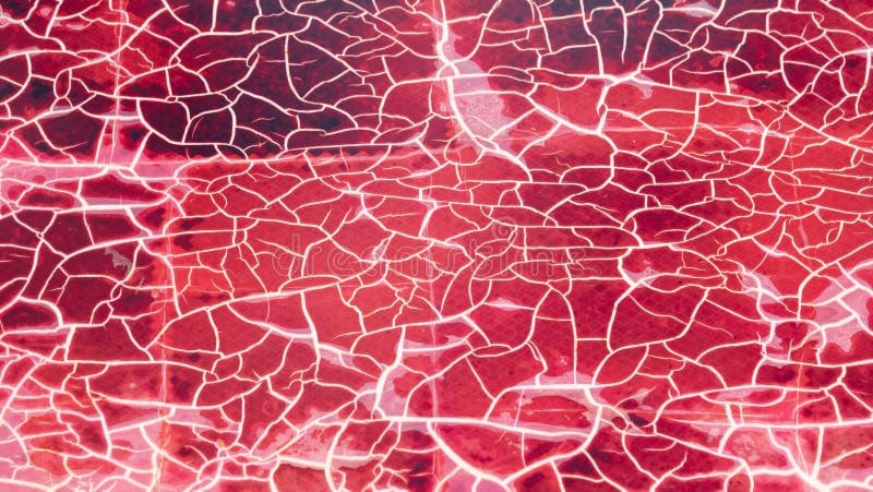 Tile Texture with Red Tiles and White Lines Stock Photo - Image of ...