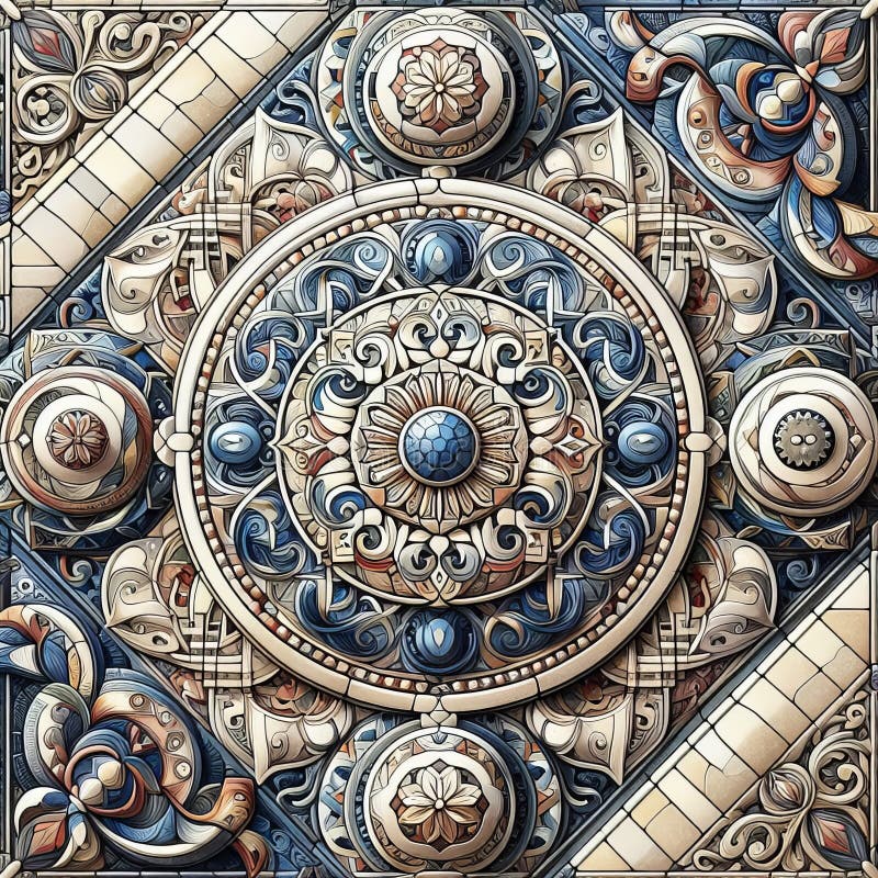 Tile Texture Smooth and Patterned, Perfect for Creating Tiled B Stock ...