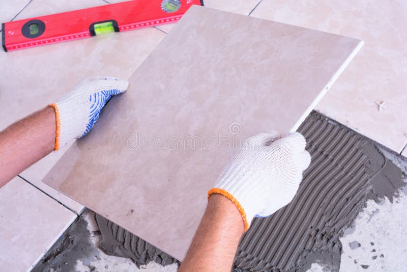 Tiler stock photo. Image of occupation, manual, detail - 58492070