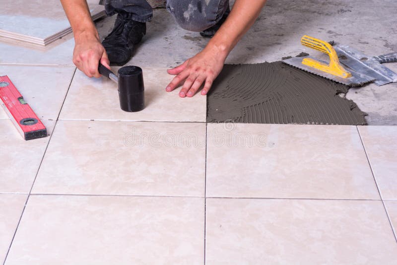 Tiler stock photo. Image of occupation, manual, detail - 58492070