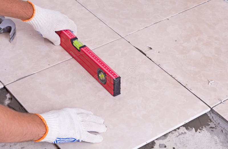 Tiler stock photo. Image of occupation, manual, detail - 58492070