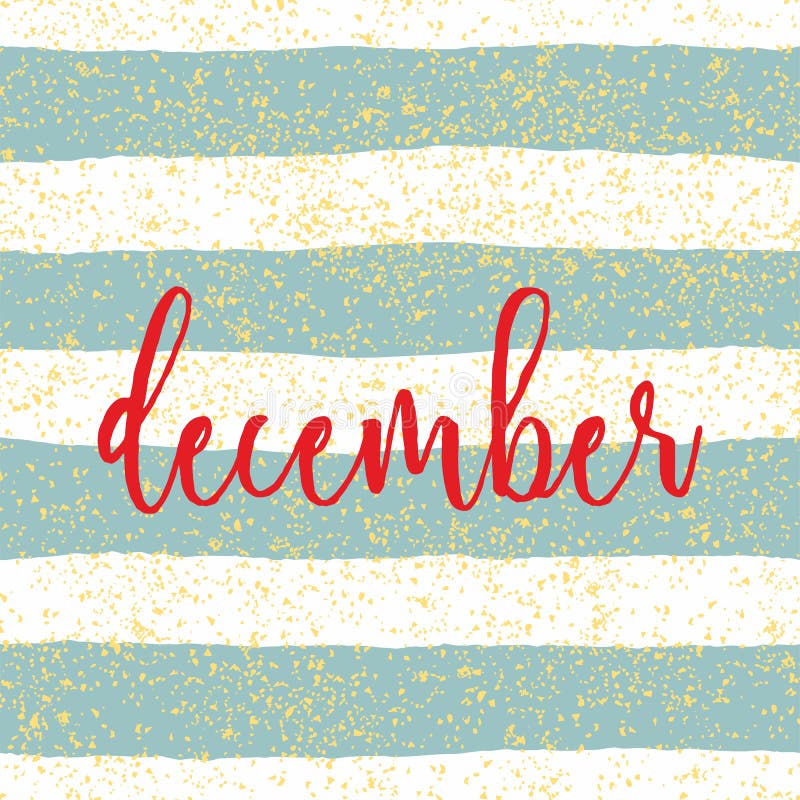 Golden 3D December Title in Three Font Types - Three Dimensional Day of ...