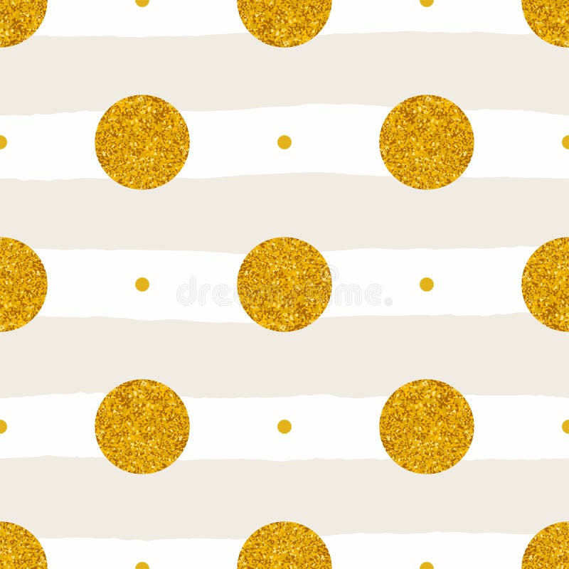 Tile Vector Pattern with Pastel Beige and White Stripes and Golden ... Tile Vector Pattern with Pastel Beige and White Stripes and Golden ...