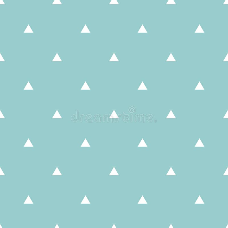 Tile Vector Pattern with White Triangles on Pastel Blue Background ...