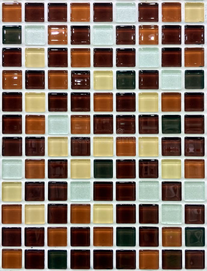 Brown Mosaic Tile Pattern Seamless Stock Image - Image of beautiful ...