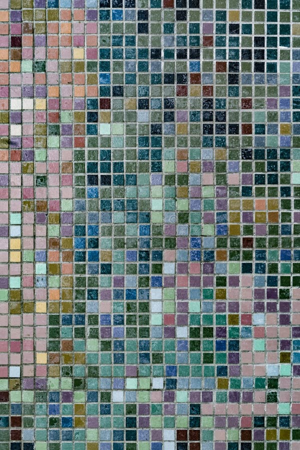 Tile Wall Mosaic stock image. Image of display, silver - 79547615
