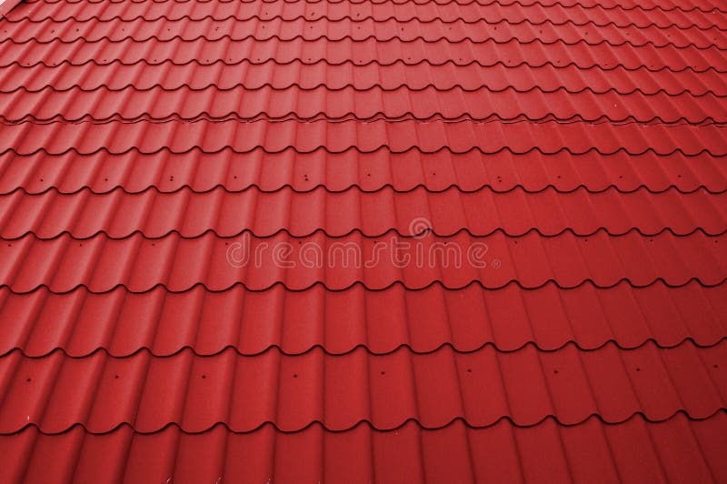 Dach zdjęcie stock. Obraz złożonej z czerwień, budynek - 2359902