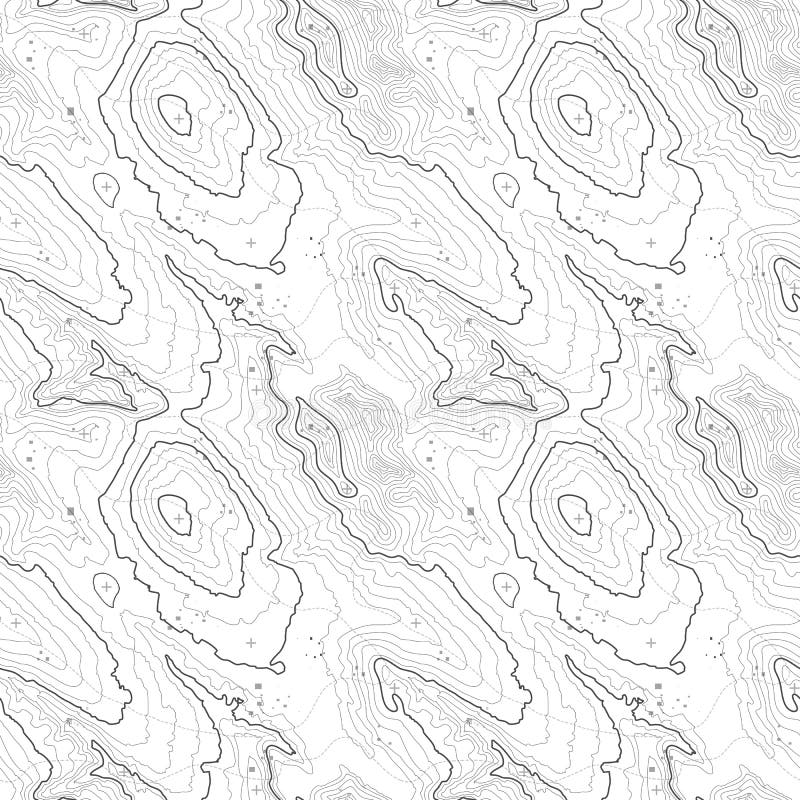 Tileable Topographic Map Background Concept with Space for Your Copy ...