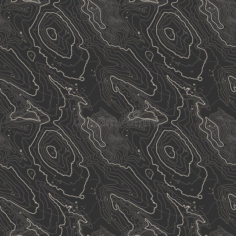 Tileable Topographic Map Background Concept with Space for Your Copy ...