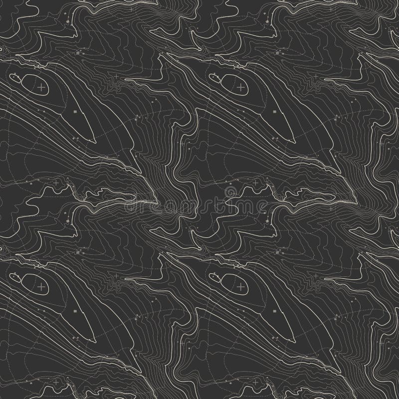 Tileable Topographic Map Background Concept with Space for Your Copy ...