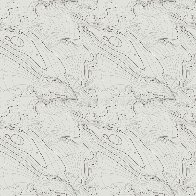Tileable Topographic Map Background Concept with Space for Your Copy ...