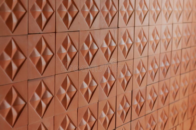 Tiled Pattern for Continuous Replicate Red Brick Stock Image - Image of ...