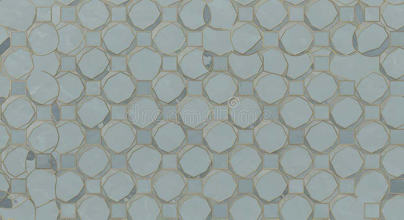 Tiled Pattern Featuring Interlocking Octagonal and Square Shapes. the ...