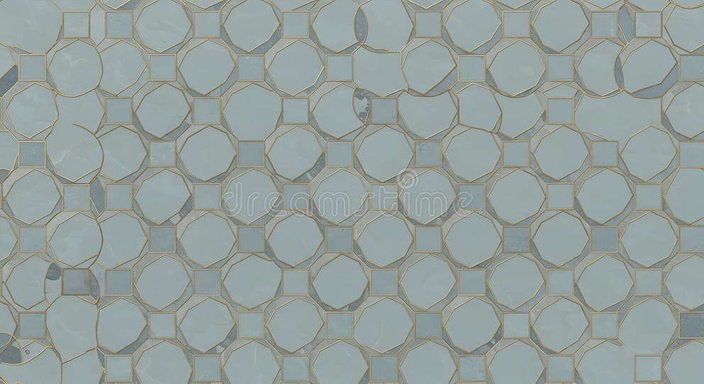 Tiled Pattern Featuring Interlocking Octagonal and Square Shapes. the ...