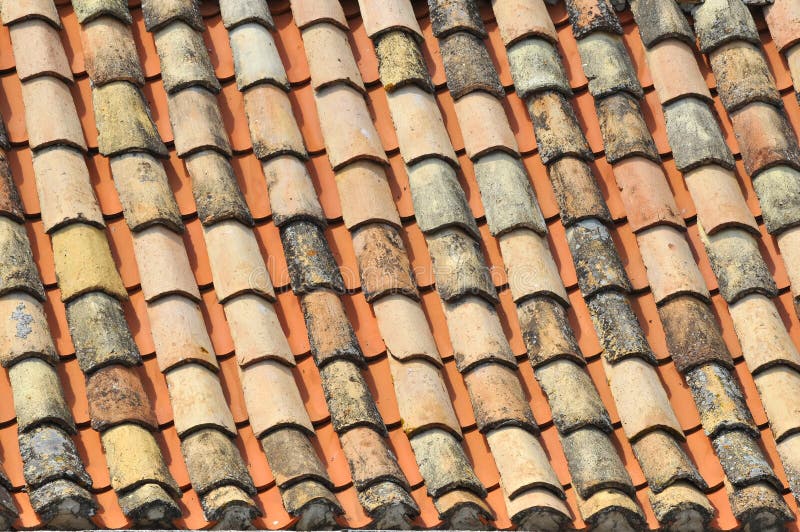Roman roof tiles stock photo. Image of tiles, archeology - 31382484