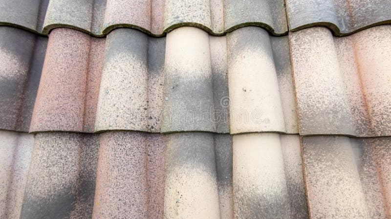 Tiled Roof Background with New Design Tiles Roofing Stock Photo - Image ...